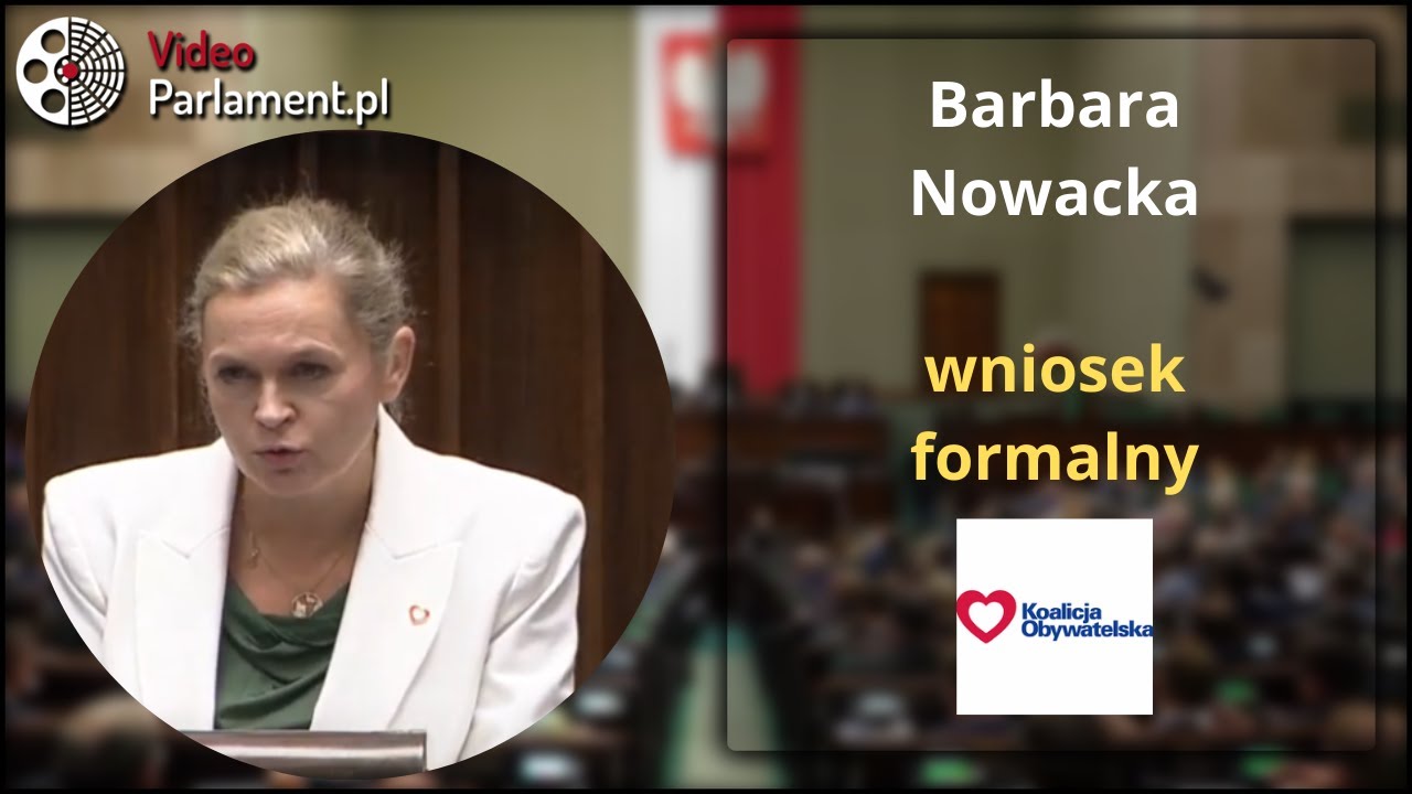 Barbara Nowacka: WIĘCEJ POKORY! WIĘCEJ SZACUNKU! - YouTube