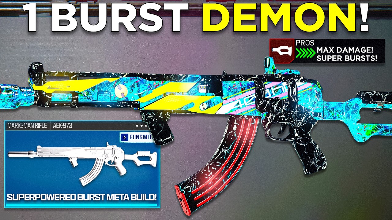 *NEW* 1 BURST AEK 973 is GODLY in BO6 Multiplayer 🎯 (Best AEK 973 Class ...
