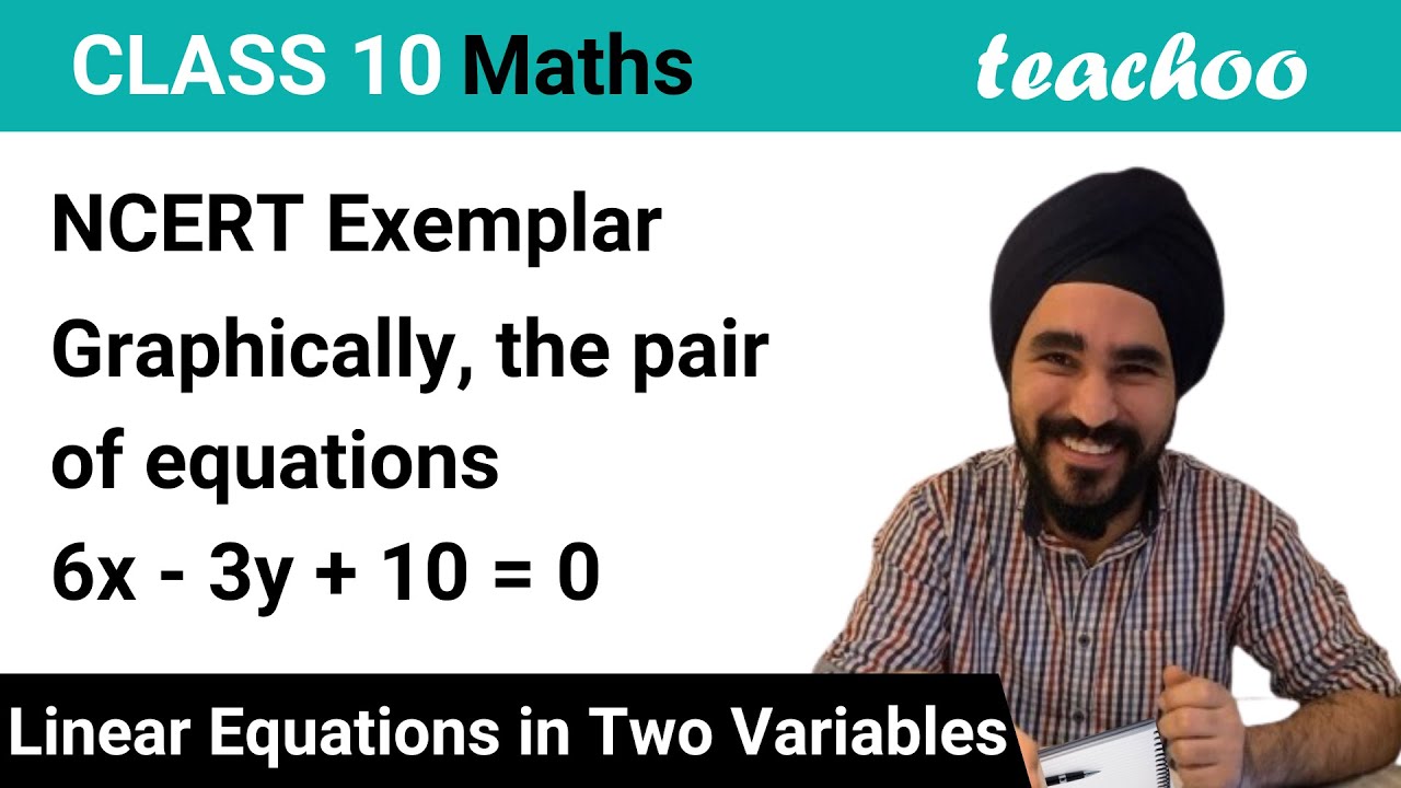 Graphically The Pair Of Equations 6x 3y 10 0 2x Y 9 0 Graphically The Pair Of Equations 6x 3y 10 0 2x Y 9 0