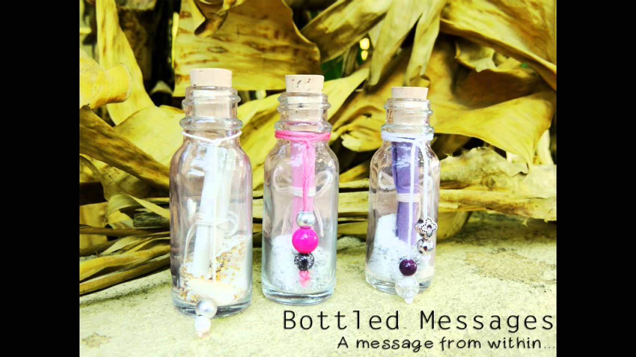 Bottled Messages for Mothers Day! - YouTube