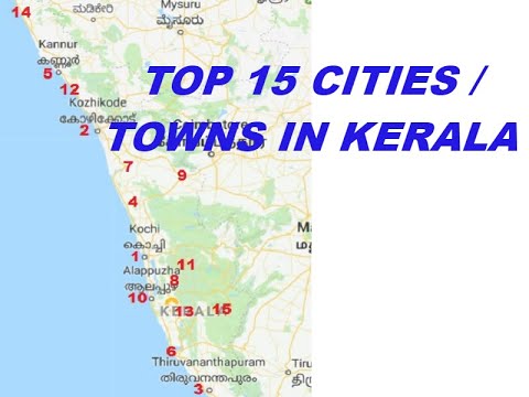 Top Cities in Kerala - Top Towns in Kerala - Top Urban areas in Kerala ...