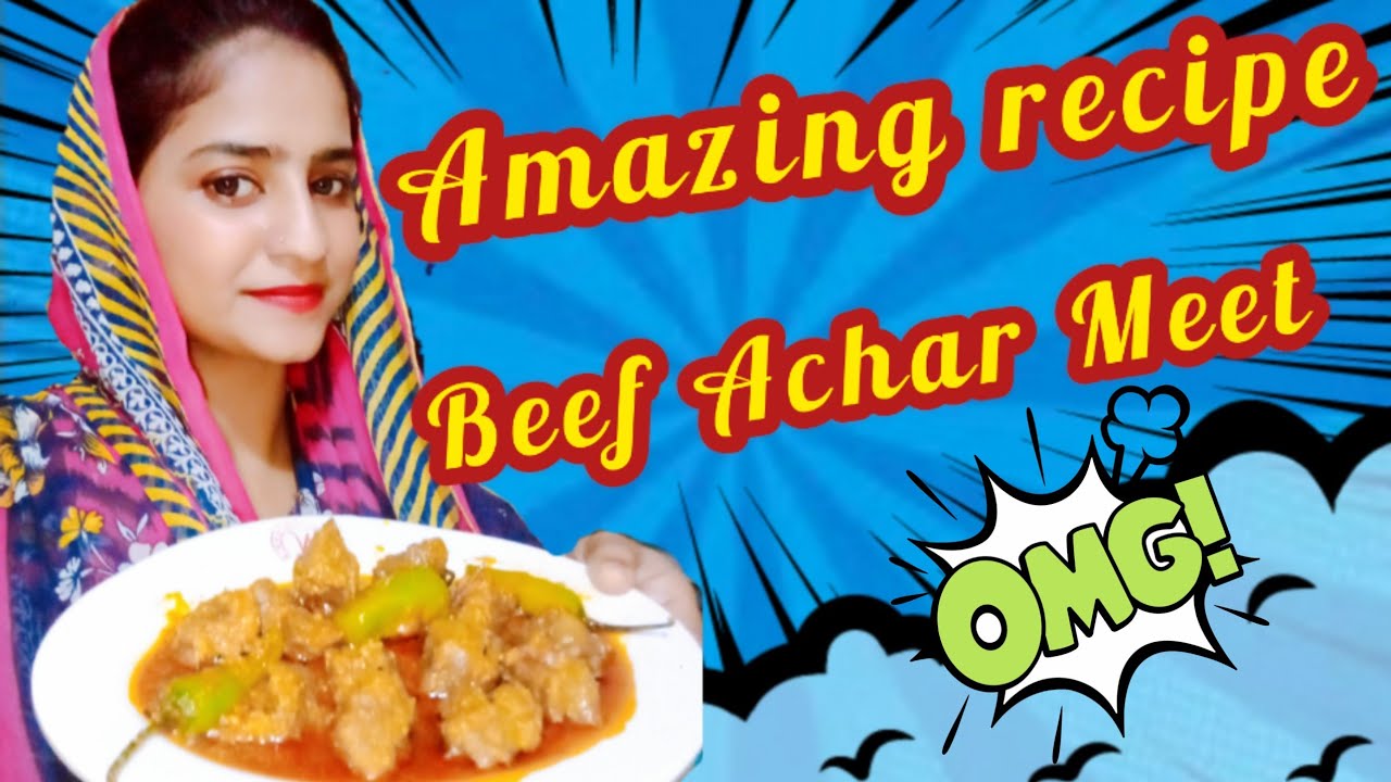 I'm Making Beef Achar Meet | Simple Quick Baked | Cooky foods vlogs😊 ...