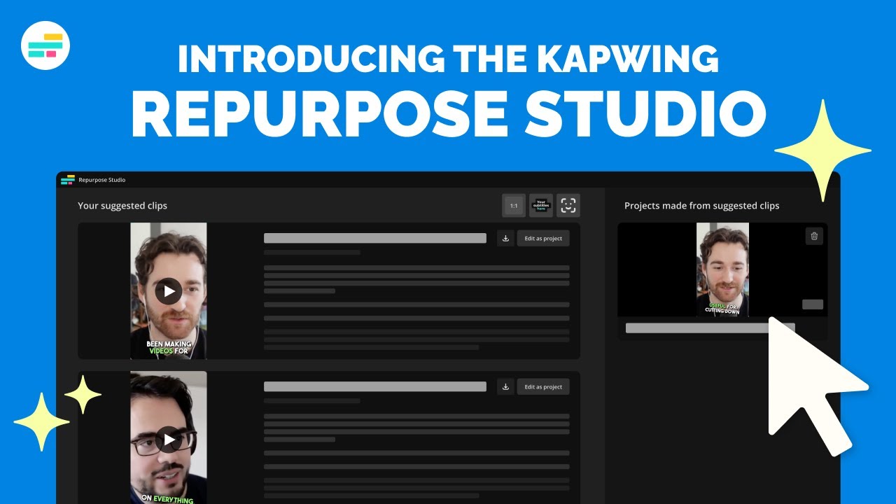 Introducing Repurpose Studio: Turn Long Videos into Social Media Clips ...