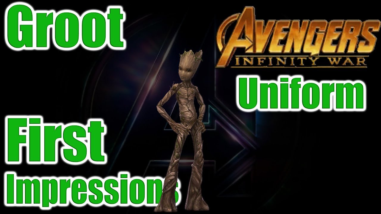 Groot Infinity War Uniform First Impressions and Thoughts (MFF) - YouTube