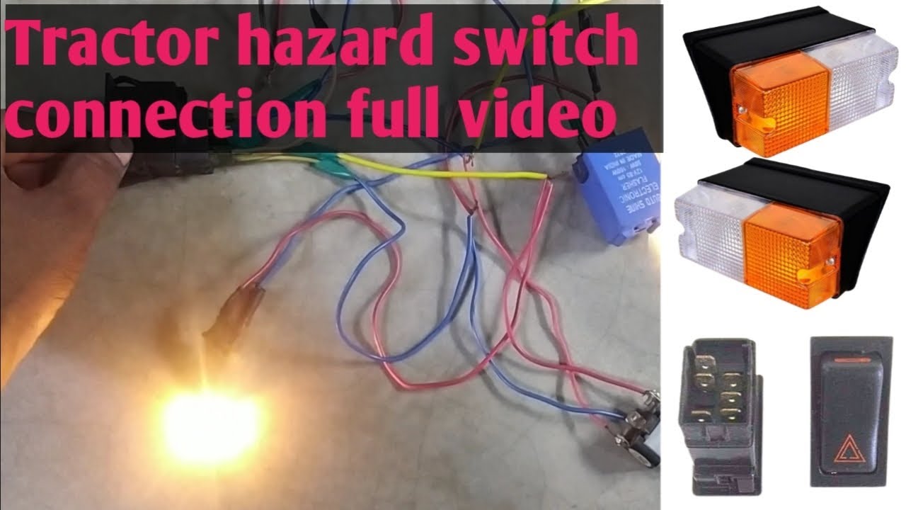 hazard switch connection | indicator light | parking light connection ...