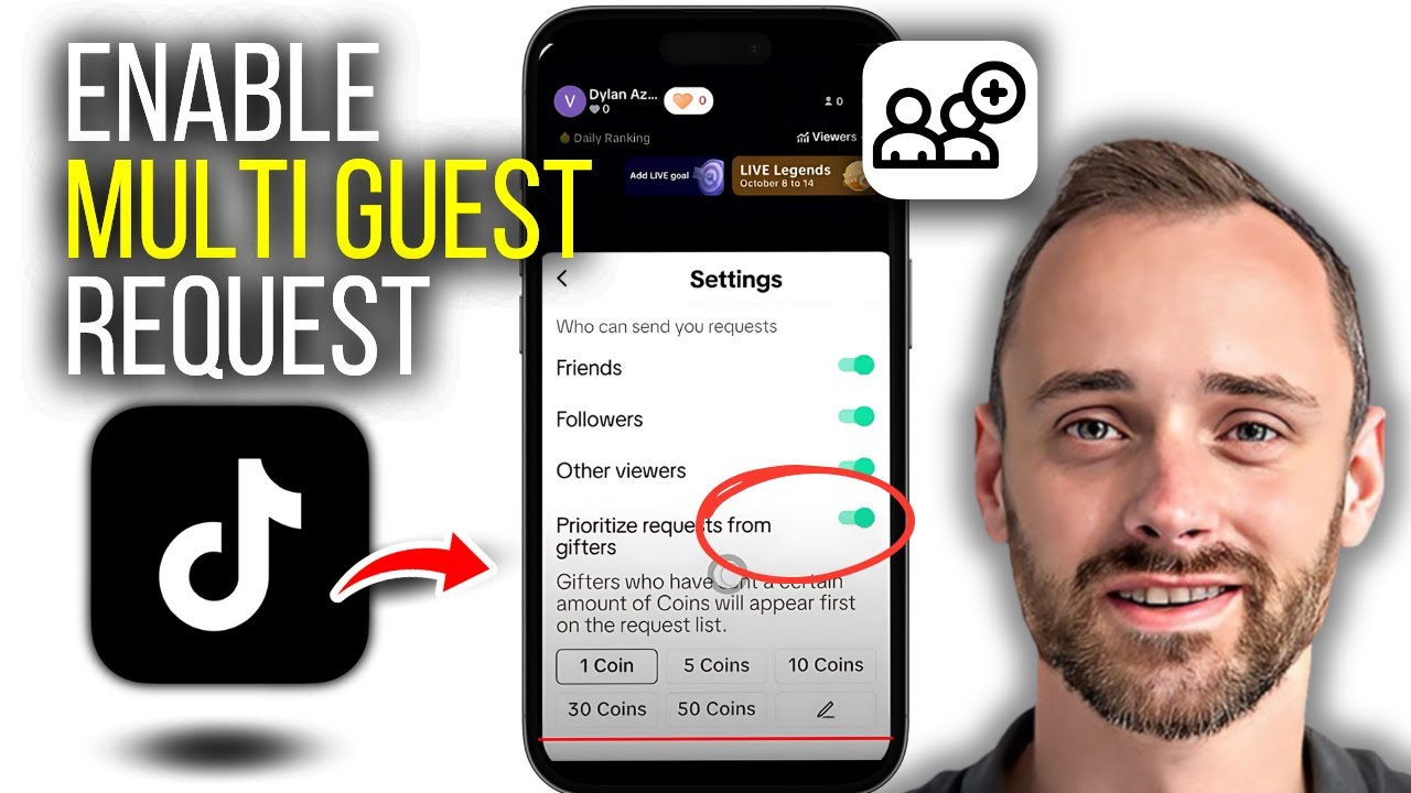 Enable Multi Guest Requests On TikTok RIGHT NOW! - YouTube