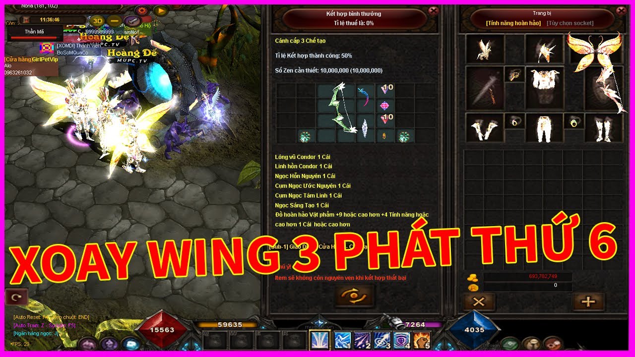 Mu Online Mới Ra | Tiếp Tục Với Phim Kinh Dị Xoay Wing 3 Và Phát Thứ 6 ...