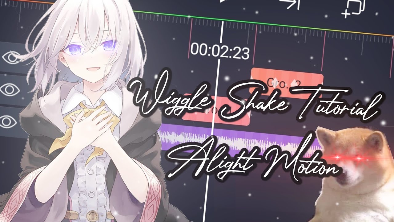 Wiggle Shake Tutorial AMV Raw - Alight Motion - YouTube