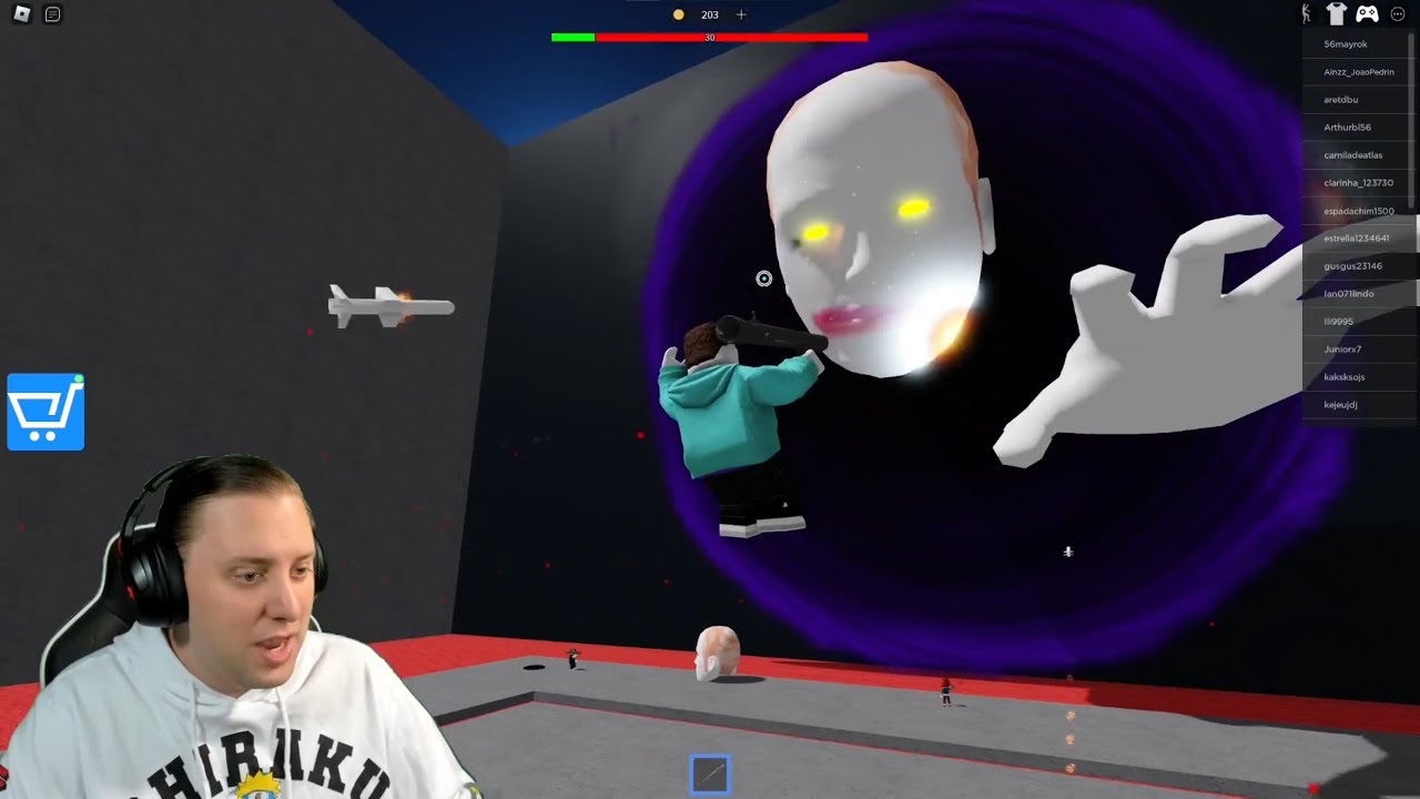 Secret Boss Rush Level! Escape Running Head ROBLOX! AfterSchool 02 ...