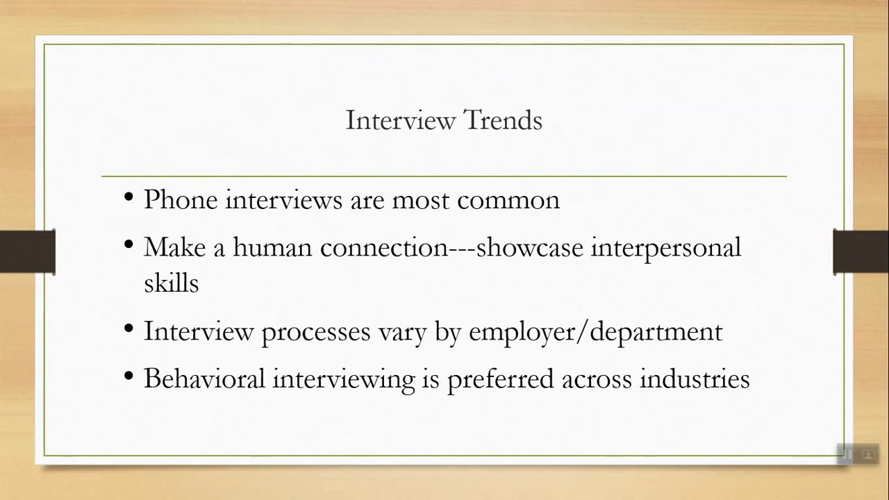 Spring 2020 Flex lesson 5: Interview skills - YouTube