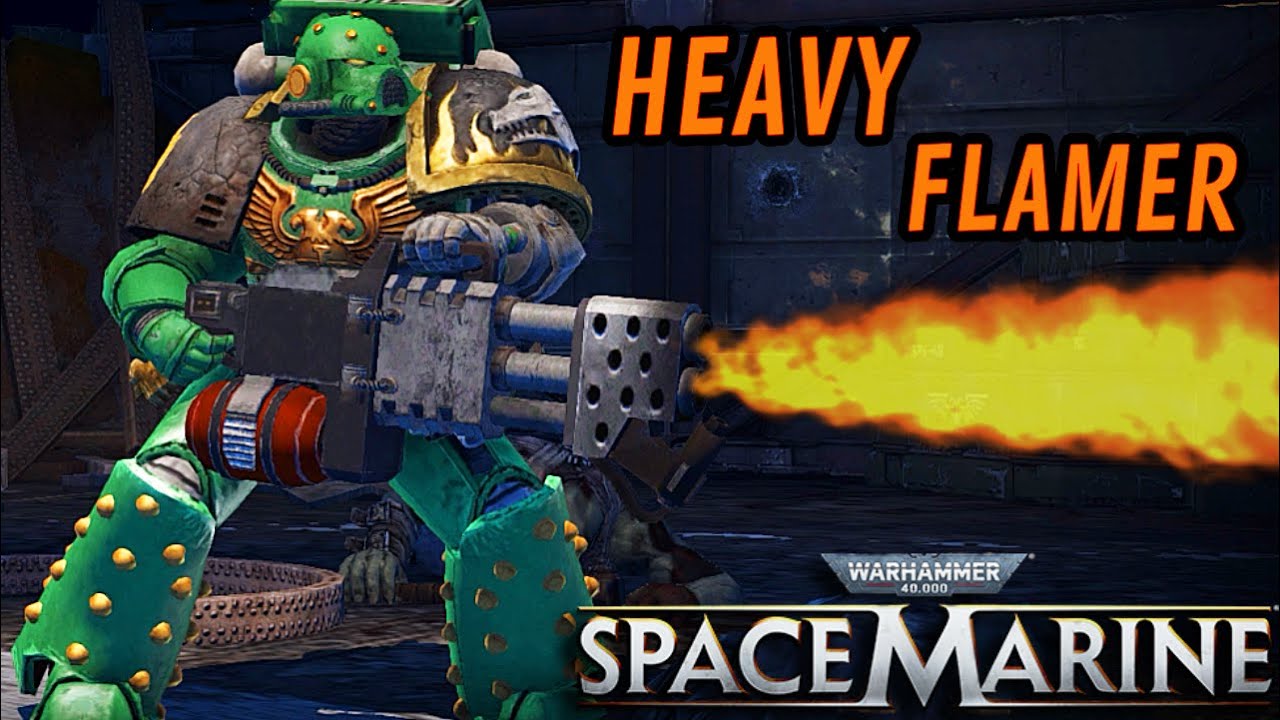 New Weapon: Heavy Flamer (Improved) vs 300 Orks! - Warhammer 40K: Space ...