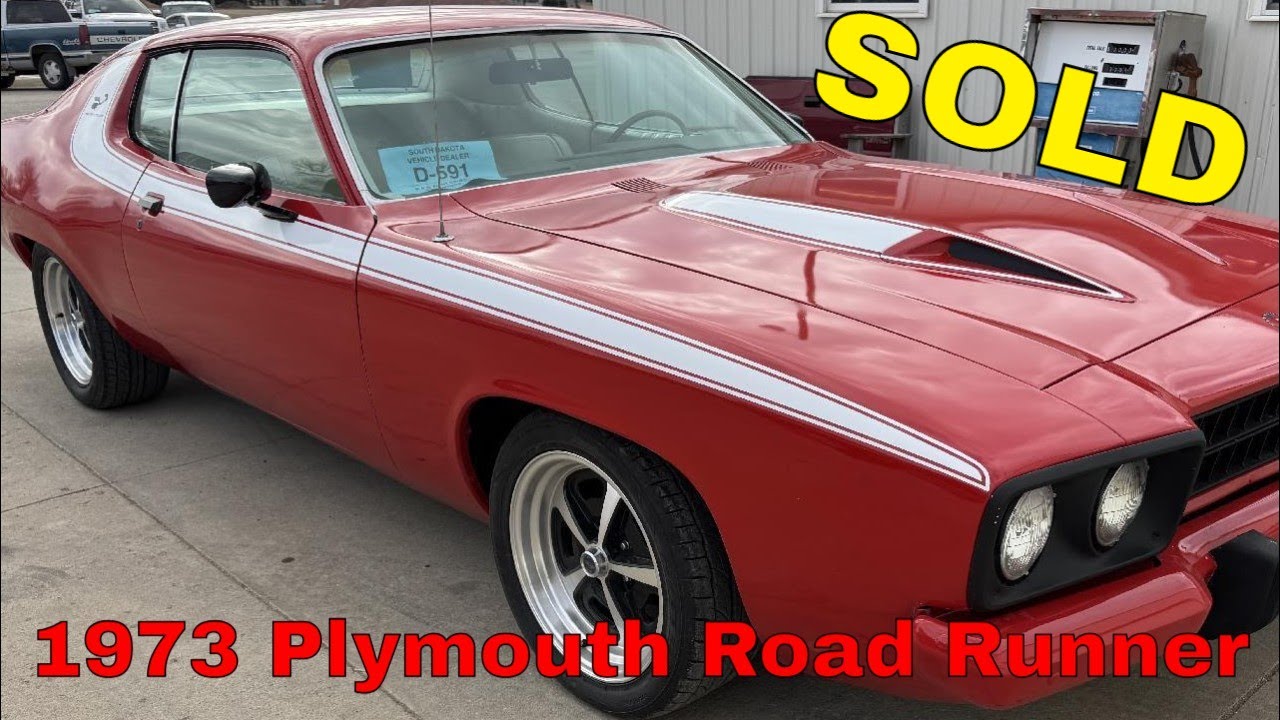 SOLD - 1973 Plymouth Road Runner - Walk Around 14016 - YouTube