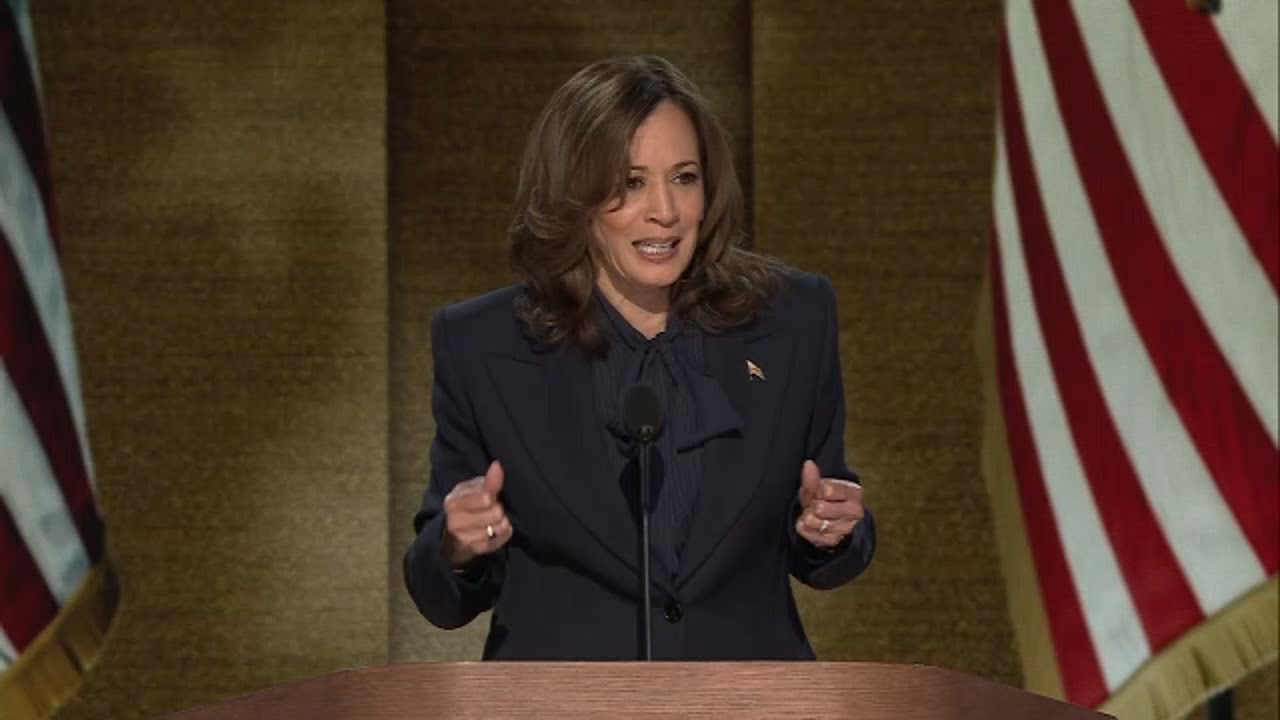 FULL SPEECH: Kamala Harris formally accepts her party's nomination for ...