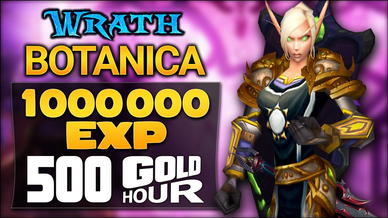 Solo BOTANICA Paladin/DK/Warrior - 1 MILLION EXP & 500 GOLD / Hour in ...
