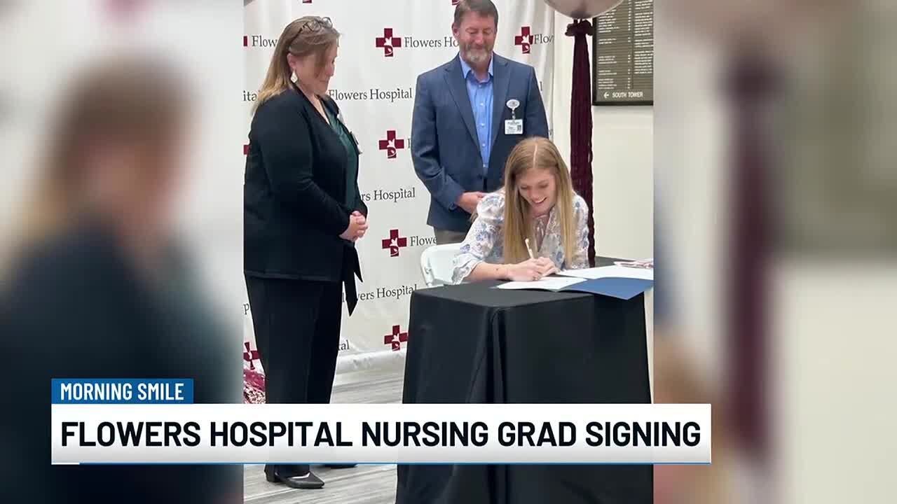 Morning Smile: Flowers Hospital holds nursing graduate signing day ...
