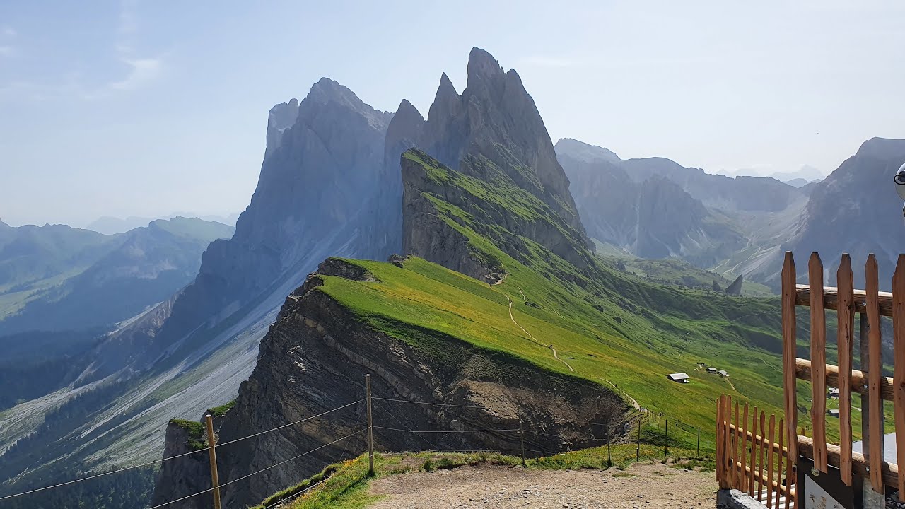 Moottoripyörällä Eurooppaan 2022 osa 9 4K Seceda Ortisei Italia - YouTube