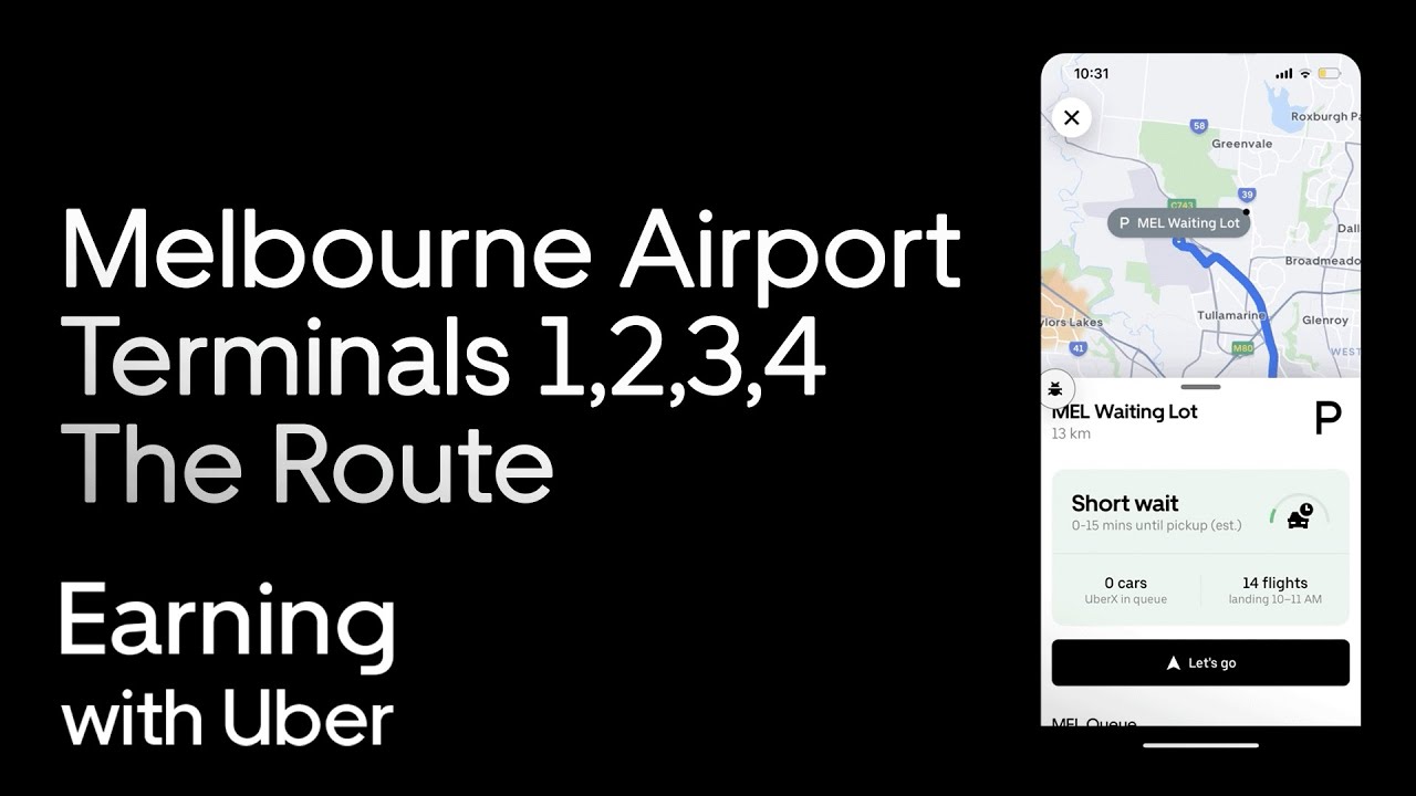 How to take Melbourne Airport Pickup Trips | Uber - YouTube