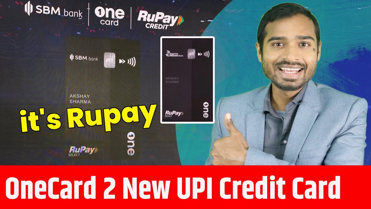 OneCard new Rupay UPI Credit Card Launch | Onecard SMB rupay credit ...