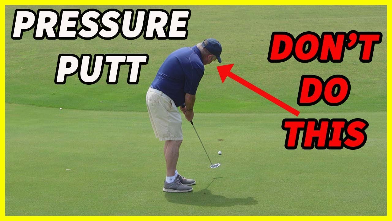 How to Nail That Pressure Putt - YouTube