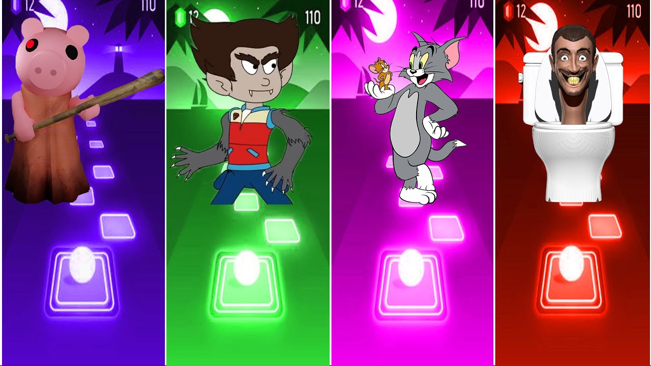 Roblox Piggy 🆚 Paw Patrol Scary 🆚 Tom & Jerry 🆚 Skibidi Toilet. 🎶 Who ...