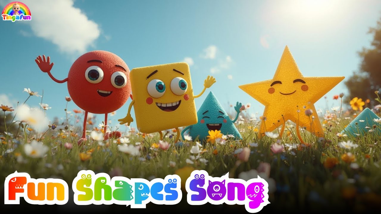 Fun Shapes Song for Kids | Learn Circle, Square, Triangle & More ...