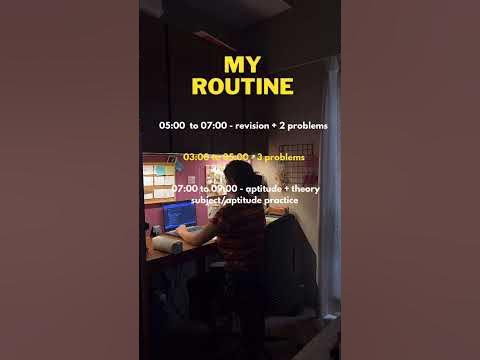 My coding routine while I was in college #coding #placementpreparation ...