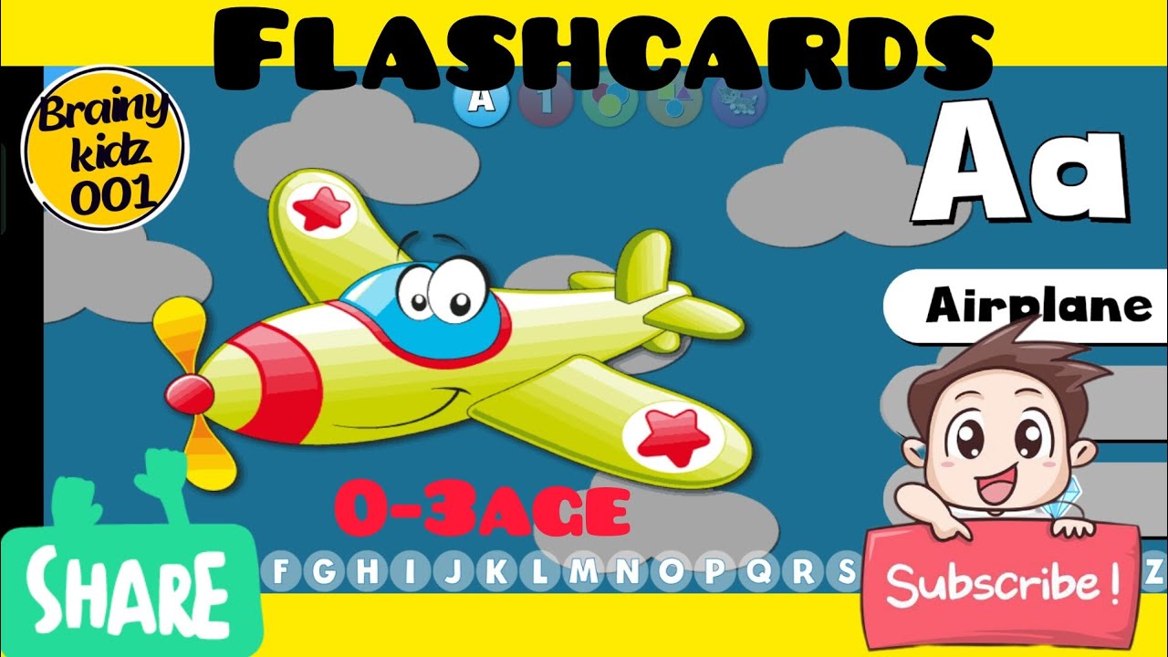 ABCD flashcards for kids | ABCD flashcards learning for toddlers ...