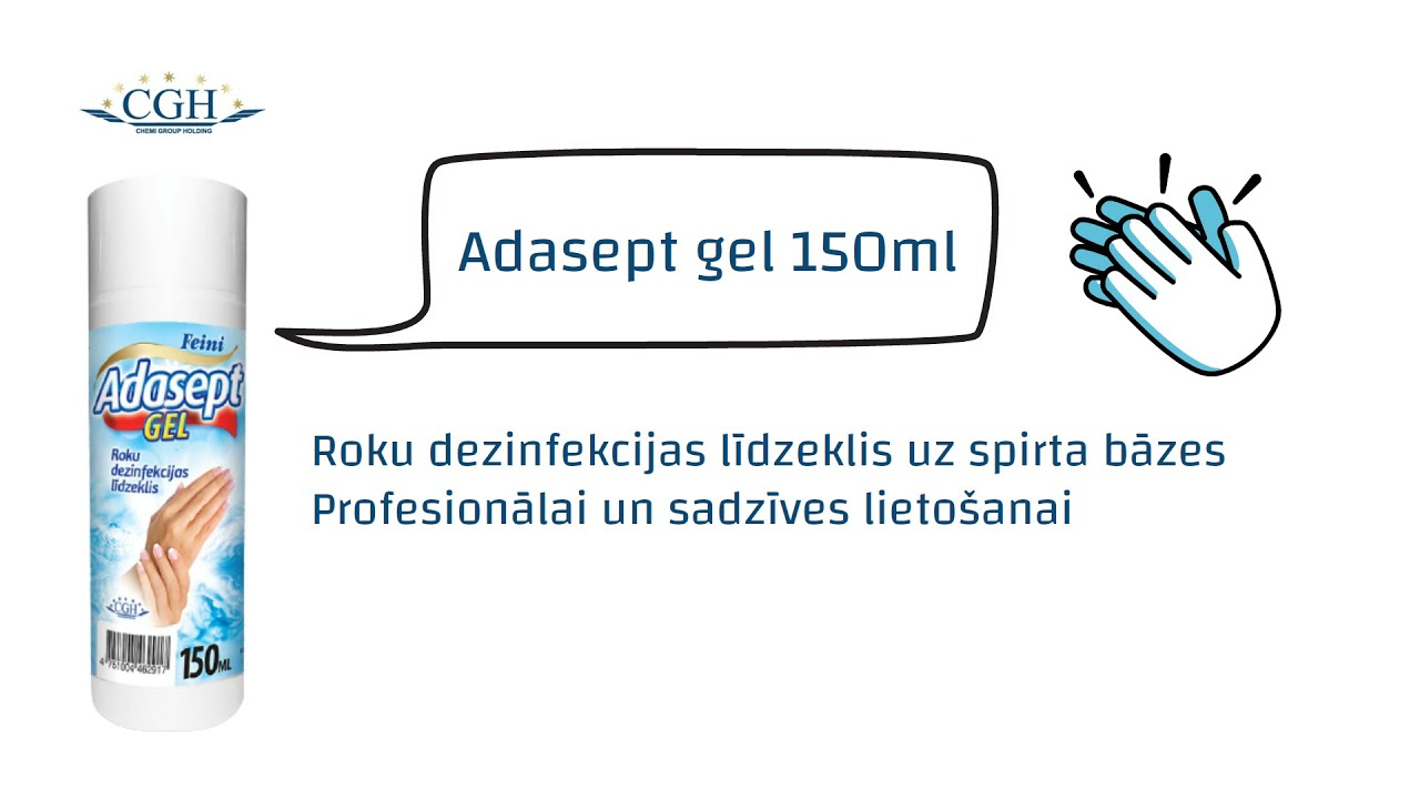 Adasept gel 150ml - YouTube