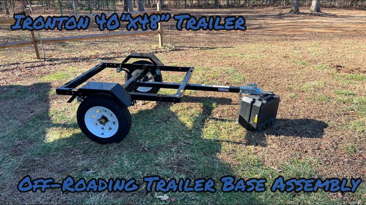 Assembling the Base for an Off-Road Trailer - YouTube