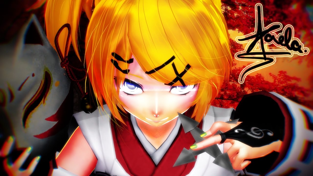 [MMD] Wallpaper - Ninja Rin - YouTube