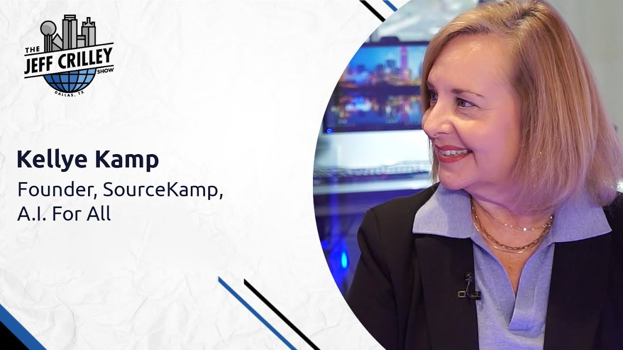 Kellye Kamp, Founder of SourceKamp - A.I. For All | The Jeff Crilley Show - YouTube