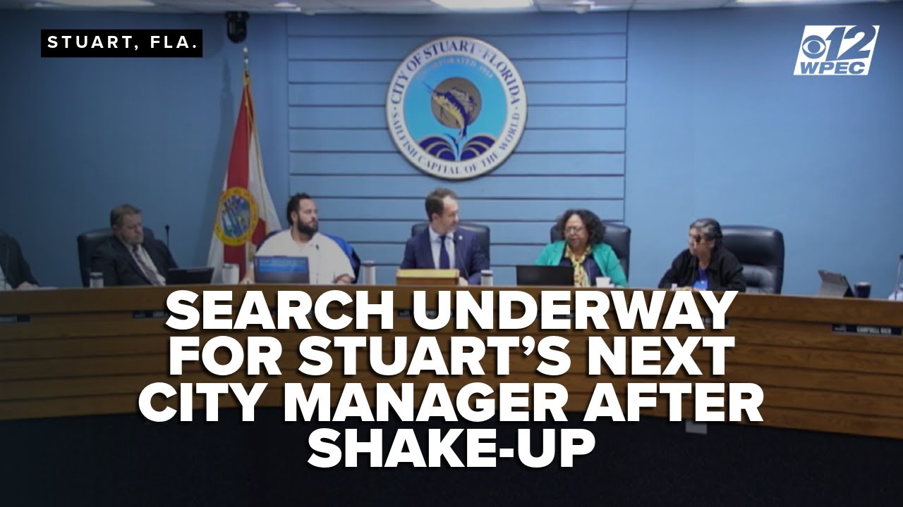 Search underway for Stuart’s next city manager after shake-up - YouTube