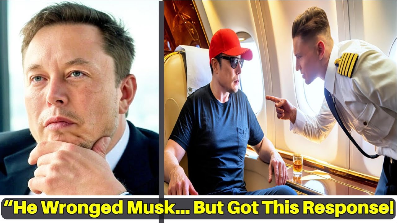 Elon Musk Shows AMAZING Forgiveness to Pilot in First Class - YouTube