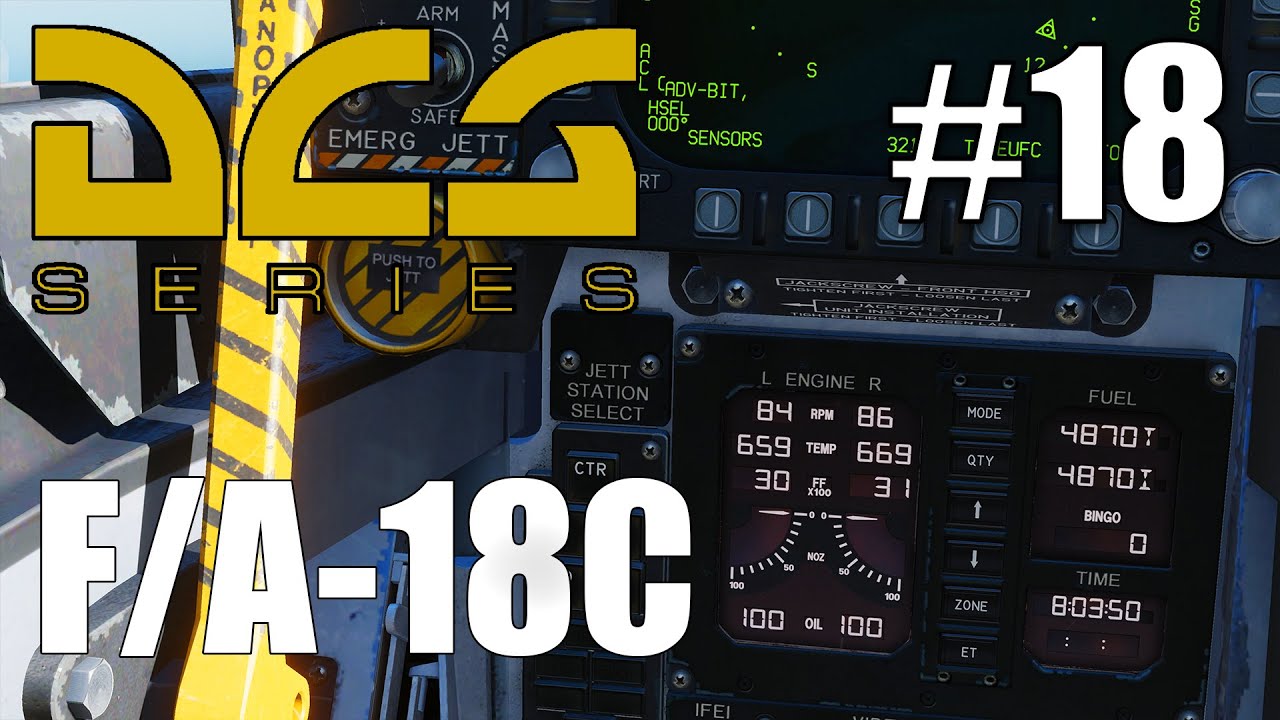 DCS: F/A-18C - #18 - IFEI (Integrated Fuel / Engine Indicator) - YouTube