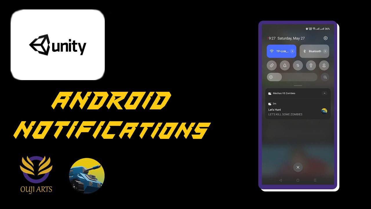 Unity Tutorial Easy And Simple Android Notifications Youtube