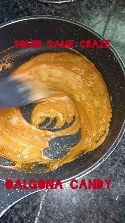 Squid game craze |dalgona candy | #squidgame #dalgona - YouTube