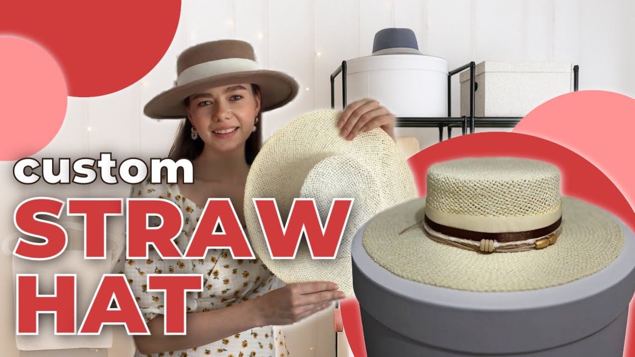 Making a straw hat from scratch | DIY beach hat in one evening - YouTube