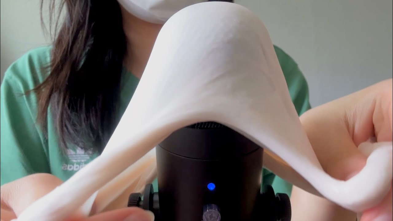 ASMR Slime on the microphone - YouTube
