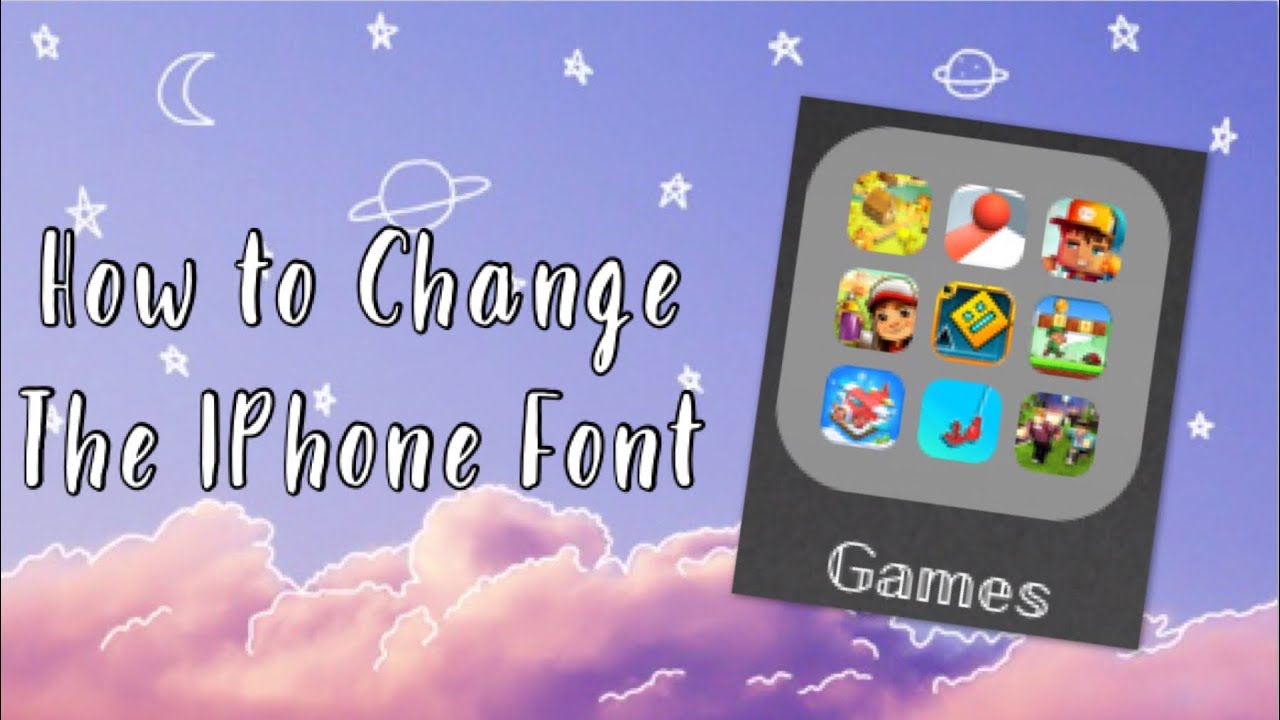 How To Change The Font On IPhone YouTube How To Change The Font On IPhone YouTube