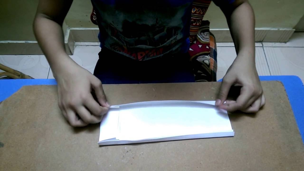 paper stand up monster tutorial - YouTube