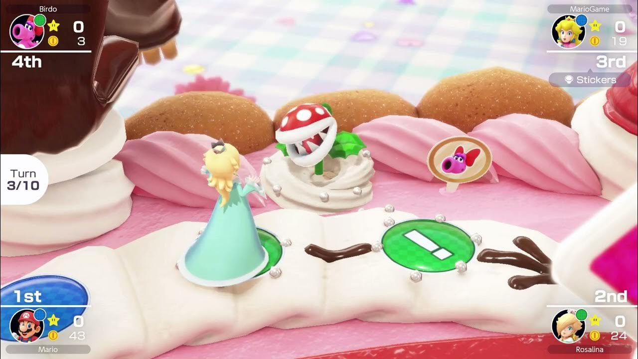 Mario Party Superstars | Peach vs Rosalina vs Mario vs Birdo #818 Turns ...