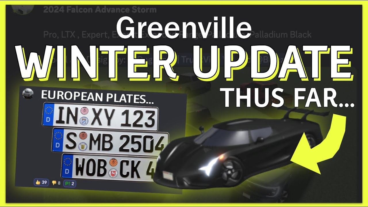 EUROPEAN PLATES! New Greenville LEAKS and Future Updates! | Greenville ...