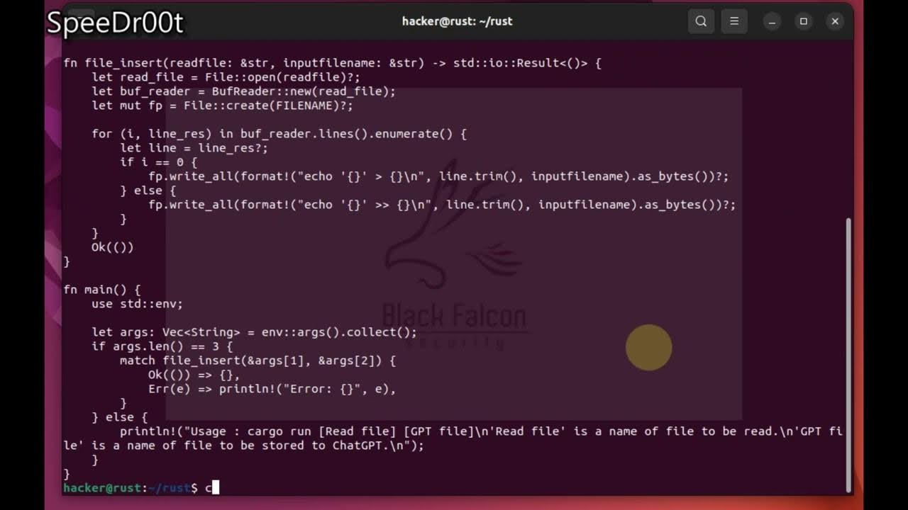 [rust] code to gpt - YouTube
