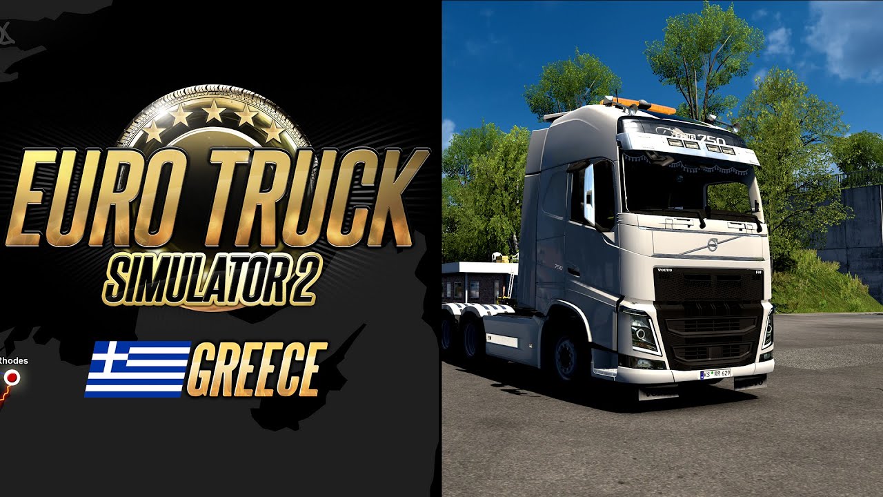ETS2 1.53 Greece Map DLC Release - YouTube