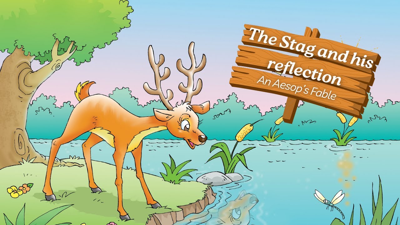 The Stag and his Reflection - An Aesop's Fable - YouTube