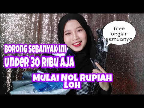 BORONG SEGINI BANYAK UNDER 30 RIBU AJA !!! SHOPEE HAUL 11.11 BIG SALE