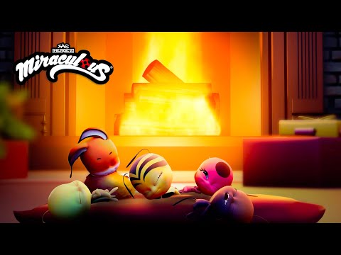 MIRACULOUS 🐞 FEU DE CHEMINÉE COZY 🔥 Ambiance hivernale relaxante [4K]