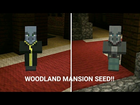 Minecraft PE 1.1 | NEW WOODLAND MANSION SEED IN MCPE!! (Pocket Edition ...