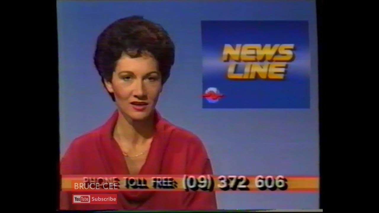 1987 Promo, Newsline NZ, Angela D'Audney (VHS) - YouTube