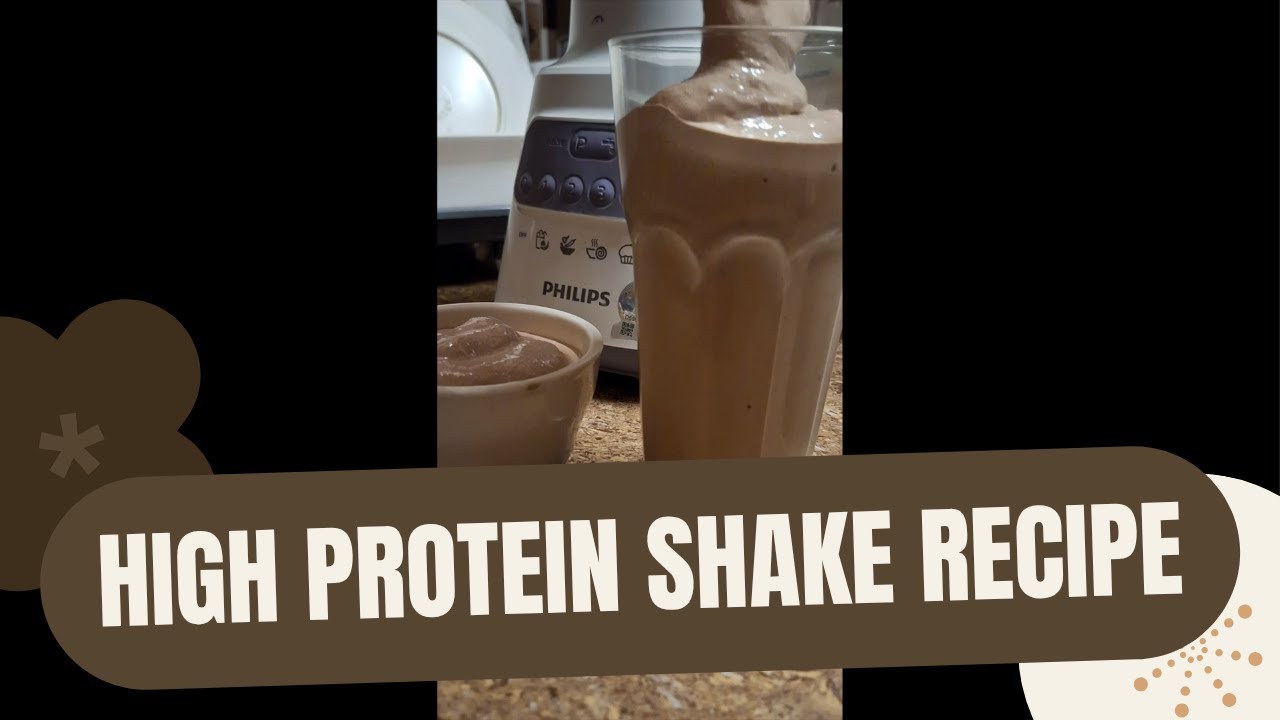 High Protein Milk Shake Recipe - YouTube